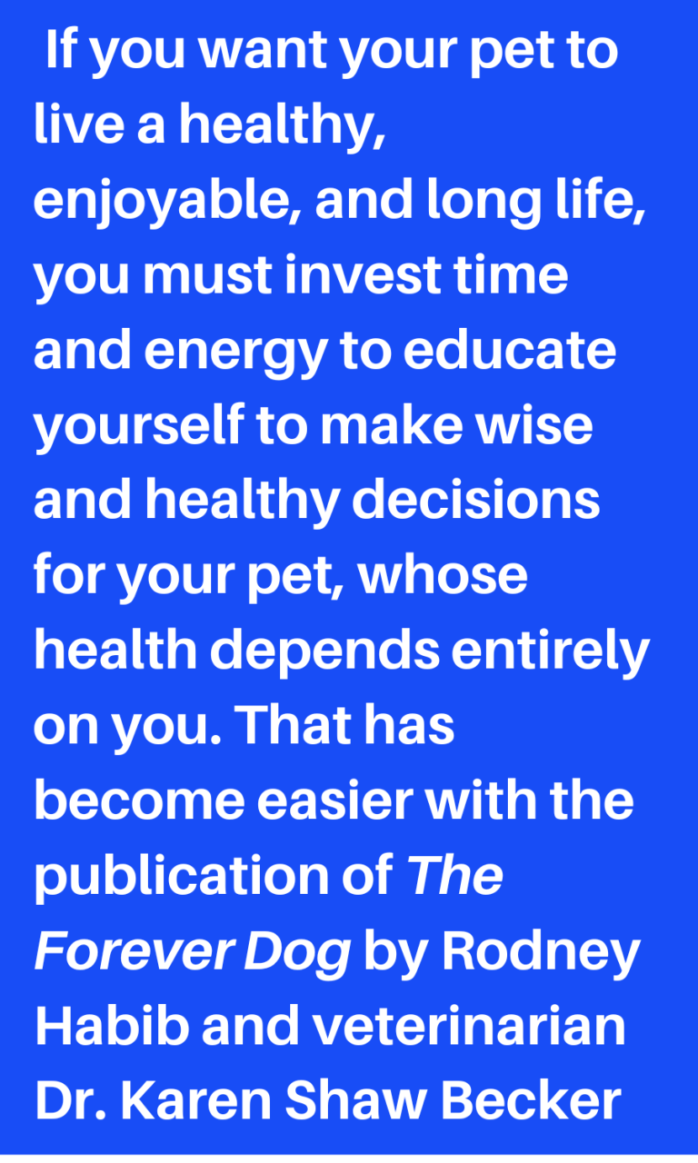 Book Review–The Forever Dog by Rodney Habib and Karen Shaw Becker ...