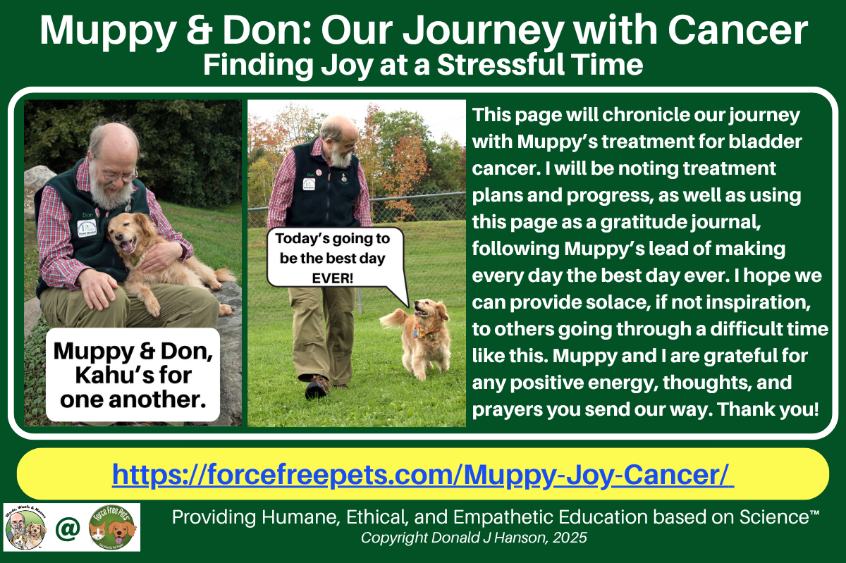 Muppy & Don: Our Journey with Cancer - Force Free Pets